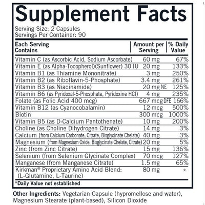 EveryDay™ Multivitamin without Vitamins A & D - Hypoallergenic