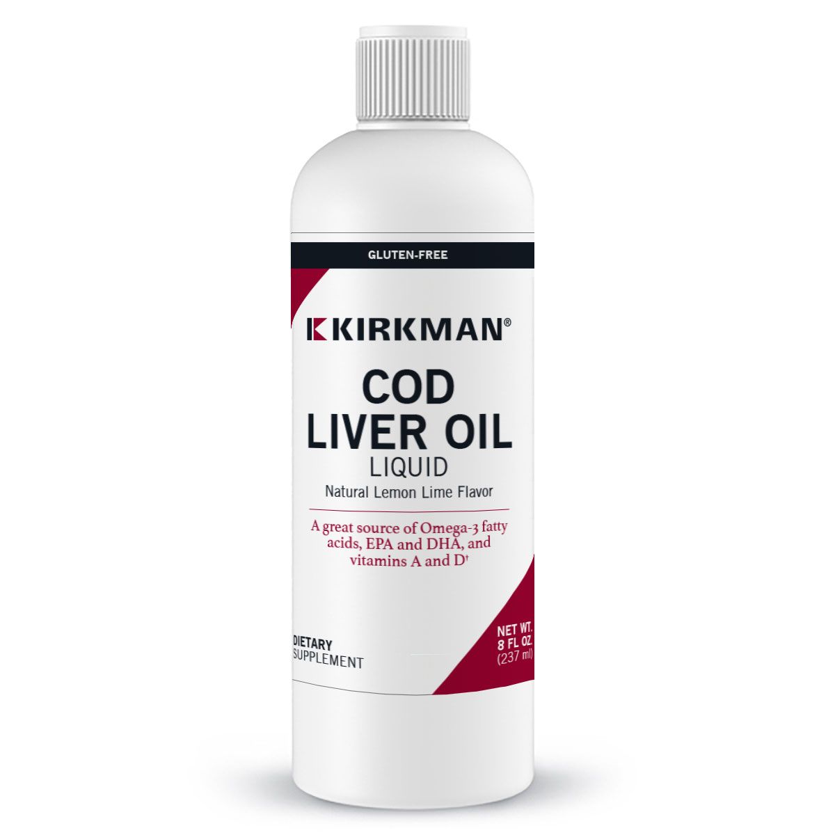 Cod Liver Oil Liquid: Natural Lemon Lime Flavor