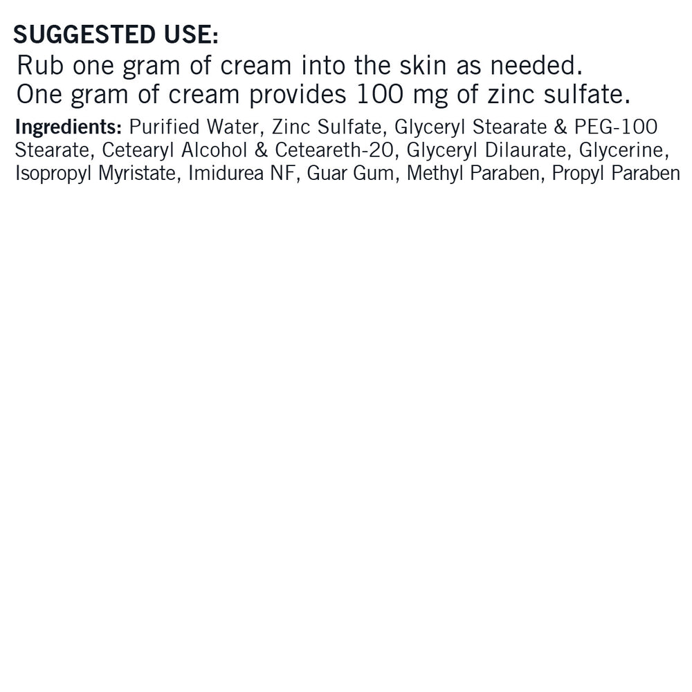 Zinc Sulfate Cream