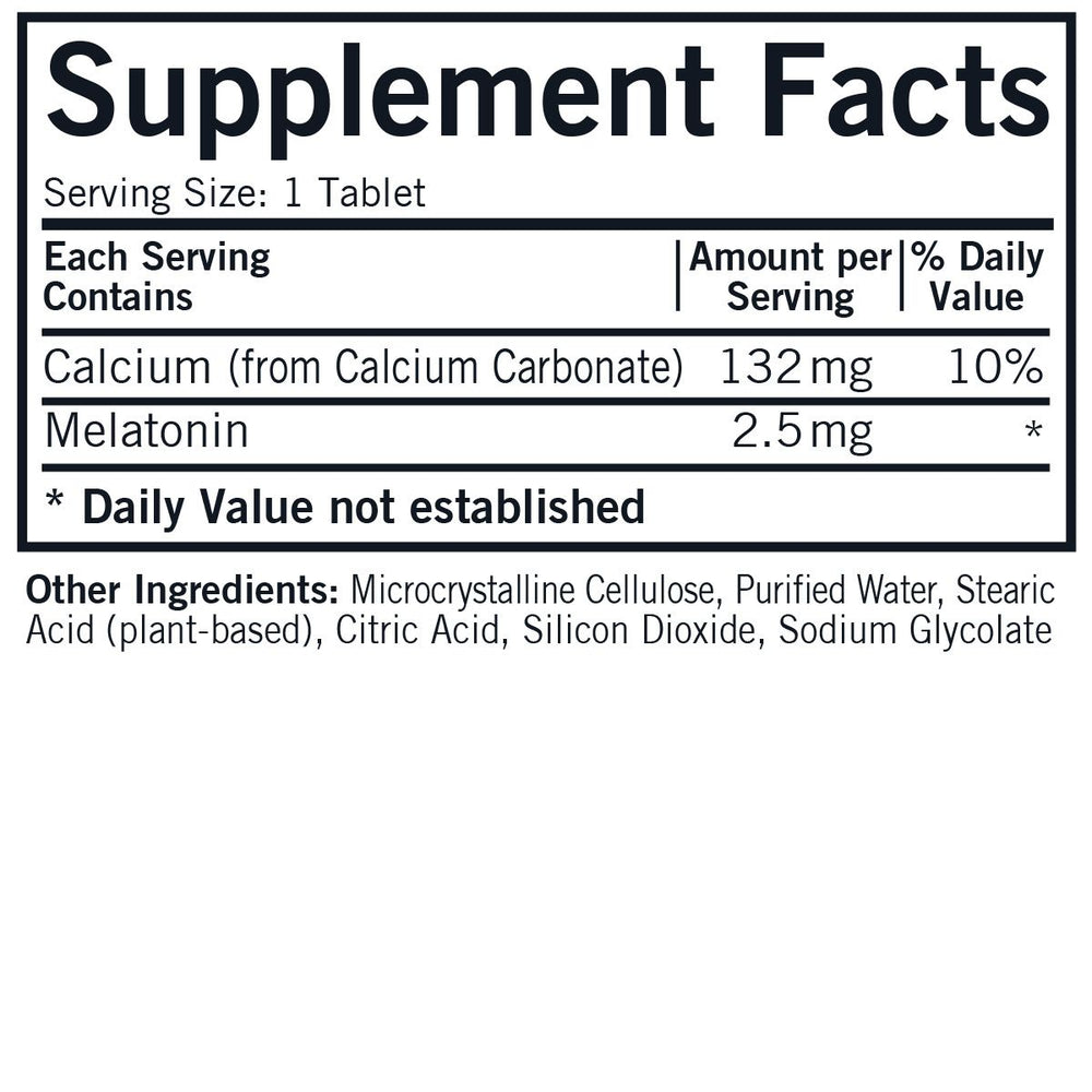 Melatonin Extended Release Tablets 2.5mg 150 ct